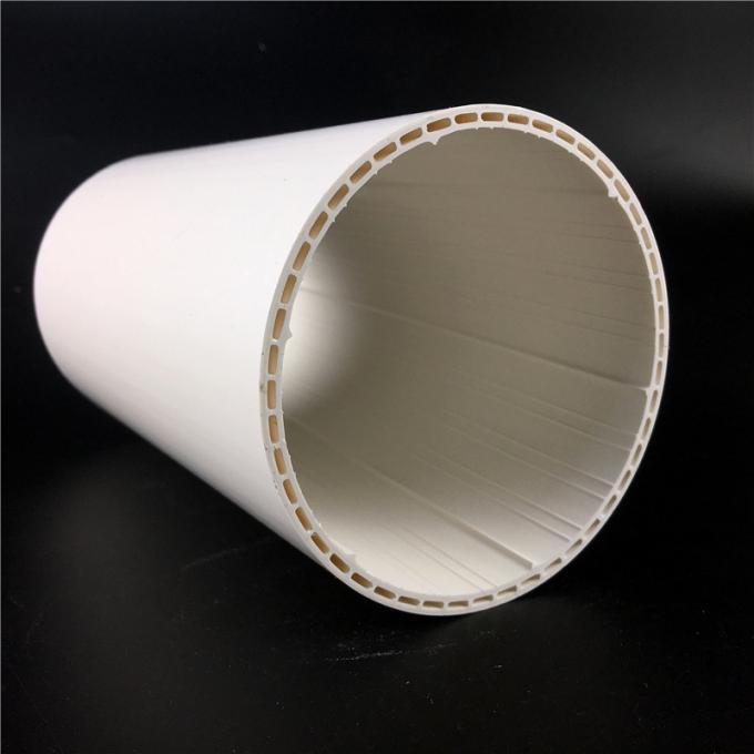 White Soundproof UPVC Drainage Pipes SCH80 110×3.2mm Large Diameter